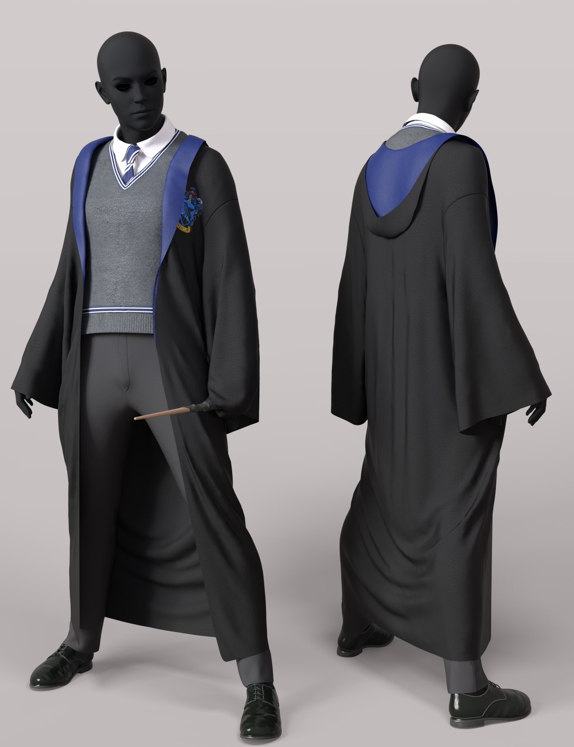AH dForce Magical Wizard Outfit Texture Add-on | Daz 3D