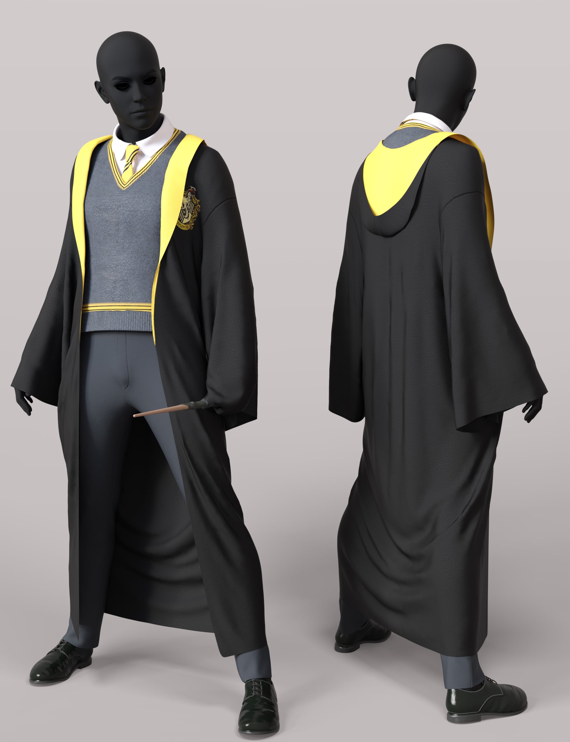 AH dForce Magical Wizard Outfit Texture Add-on | Daz 3D