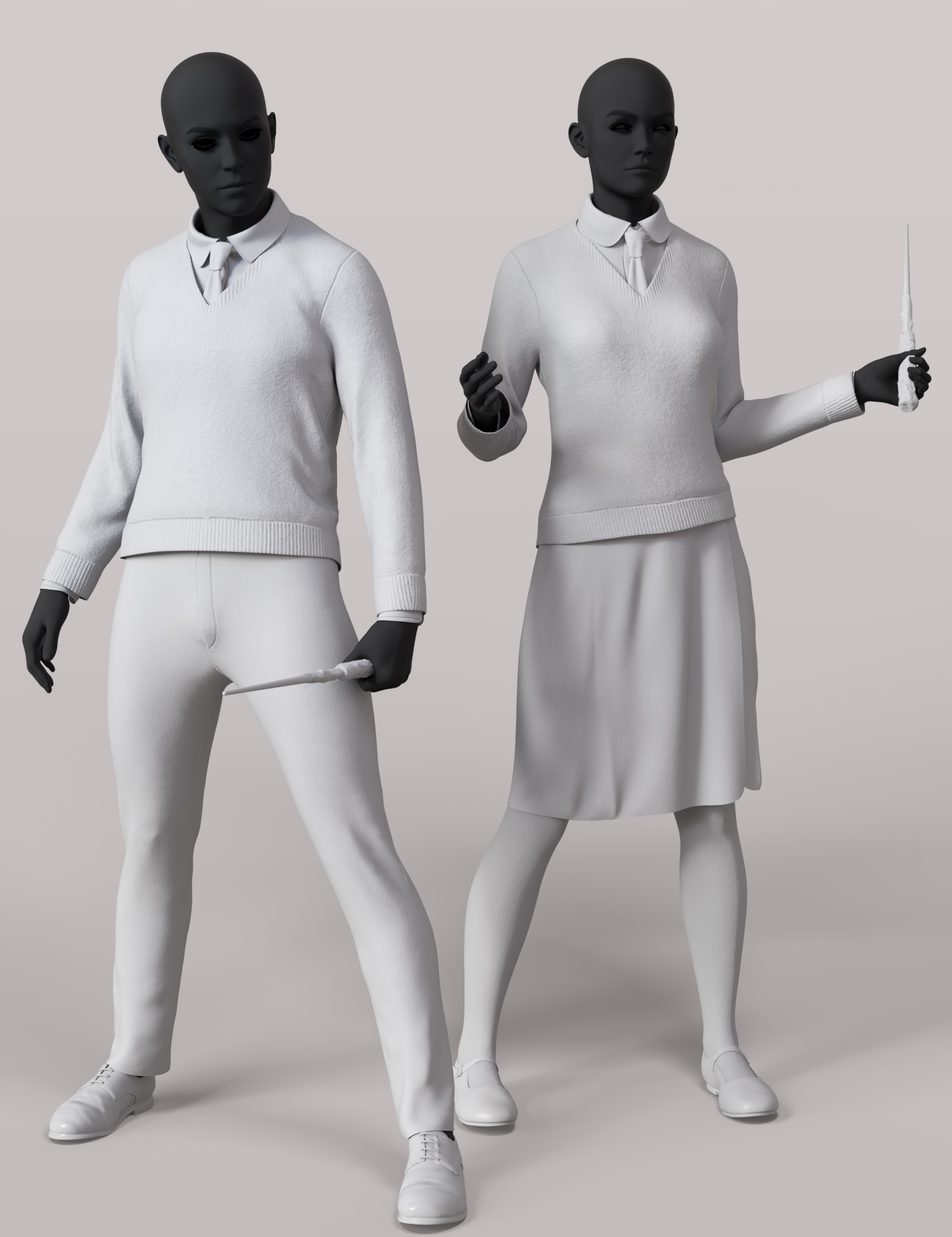 AH dForce Magical Wizard Outfit Texture Add-on | Daz 3D