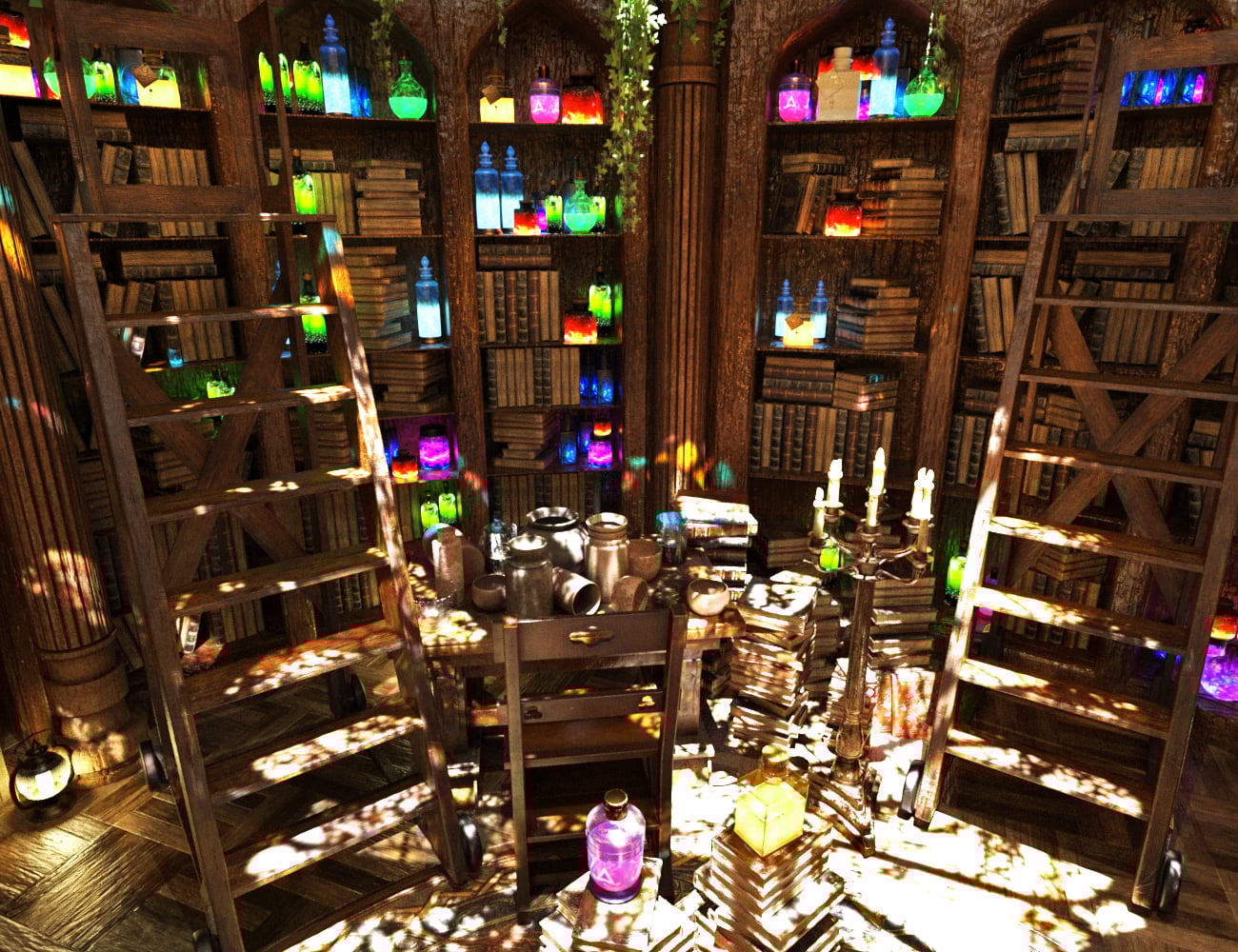 XI Spell Workshop Props | Daz 3D