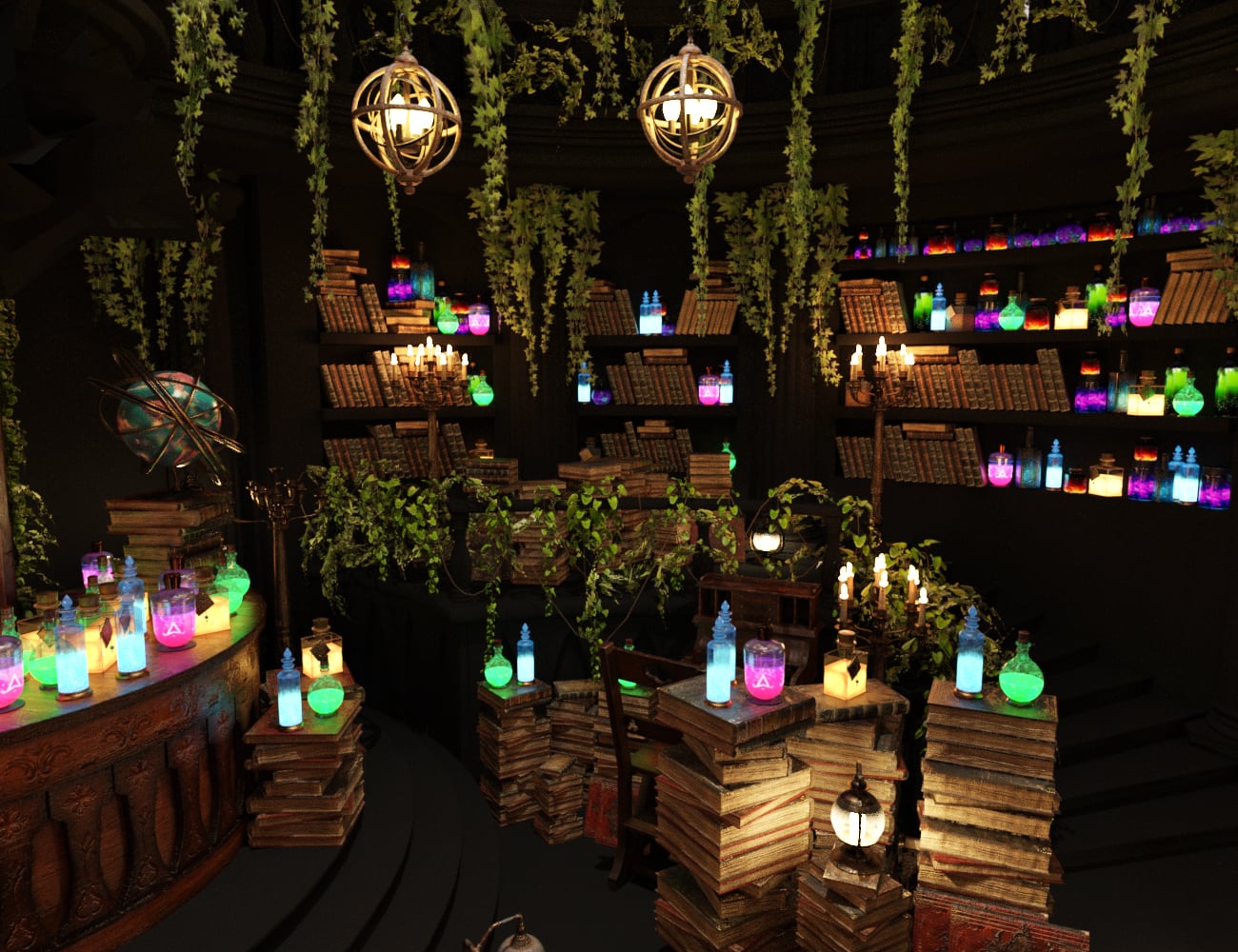 XI Spell Workshop Props | Daz 3D