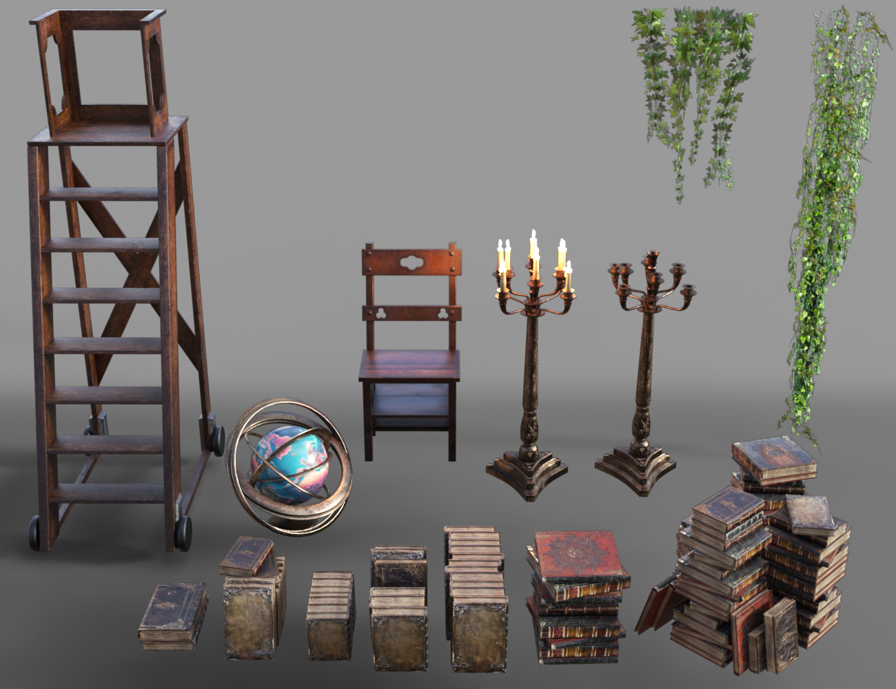 XI Spell Workshop Props | Daz 3D