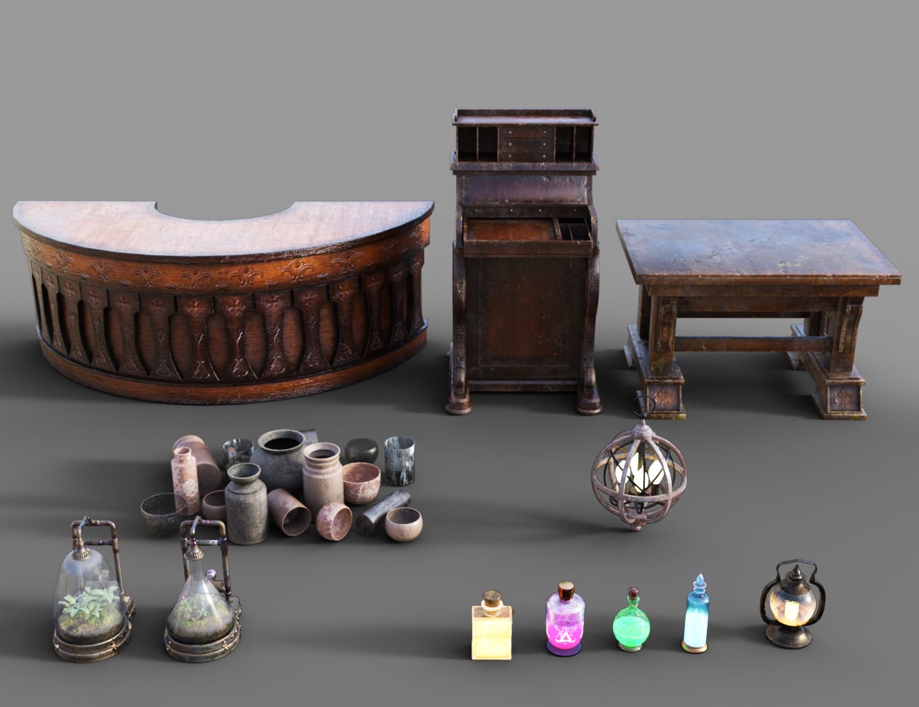 XI Spell Workshop Props | Daz 3D
