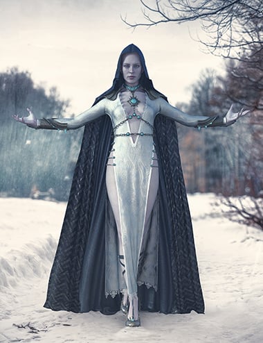 dForce Royal Mage Outfit for Genesis 9 | Daz 3D