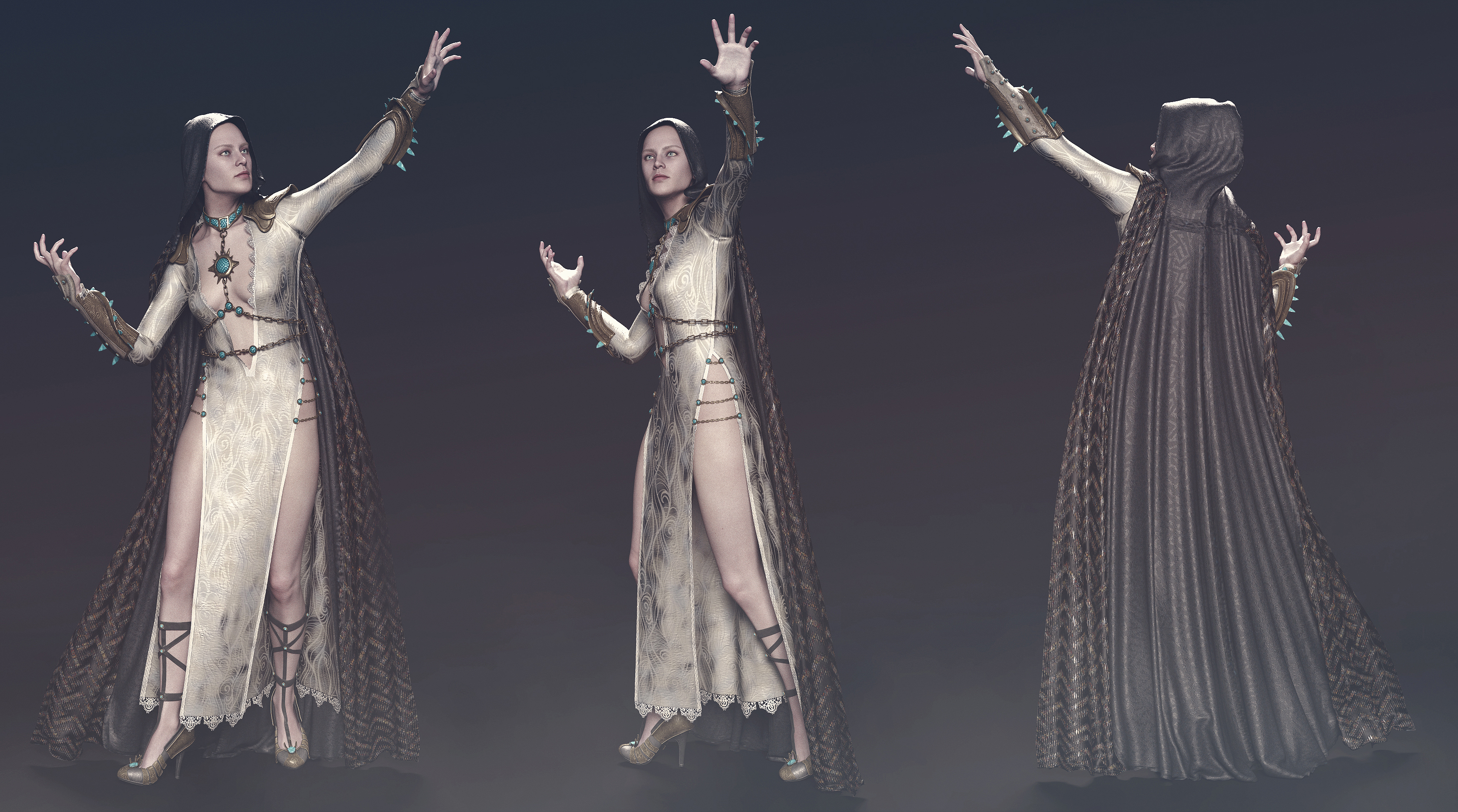 dForce Royal Mage Outfit for Genesis 9 | Daz 3D