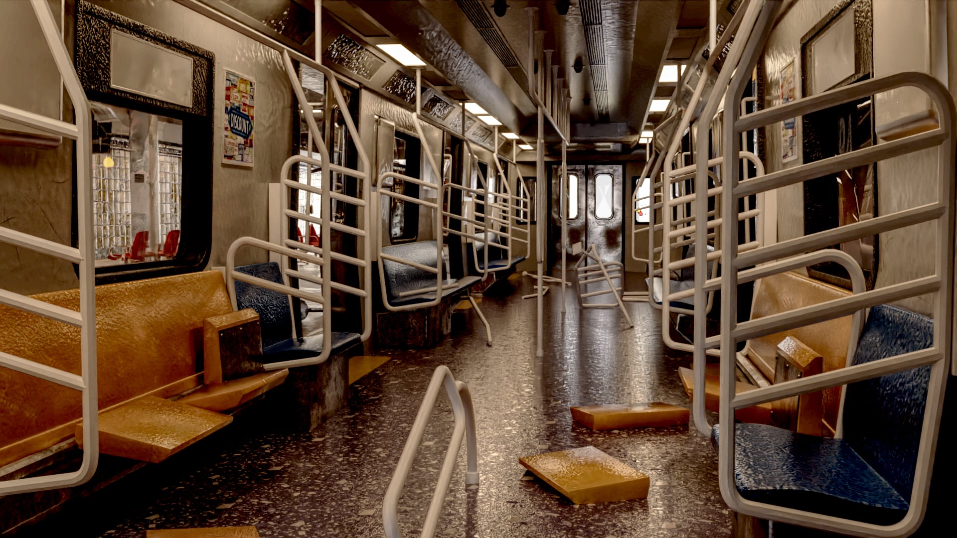 Ruined Subway Metro Station | Daz 3D