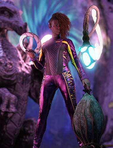 Solara Suit Texture add-on | Daz 3D