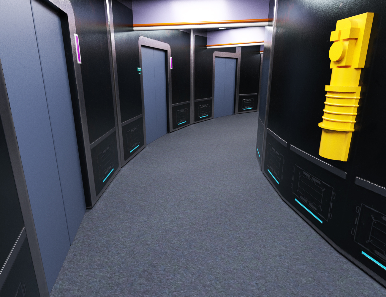 TOS Corridor Iray Add-On | Daz 3D