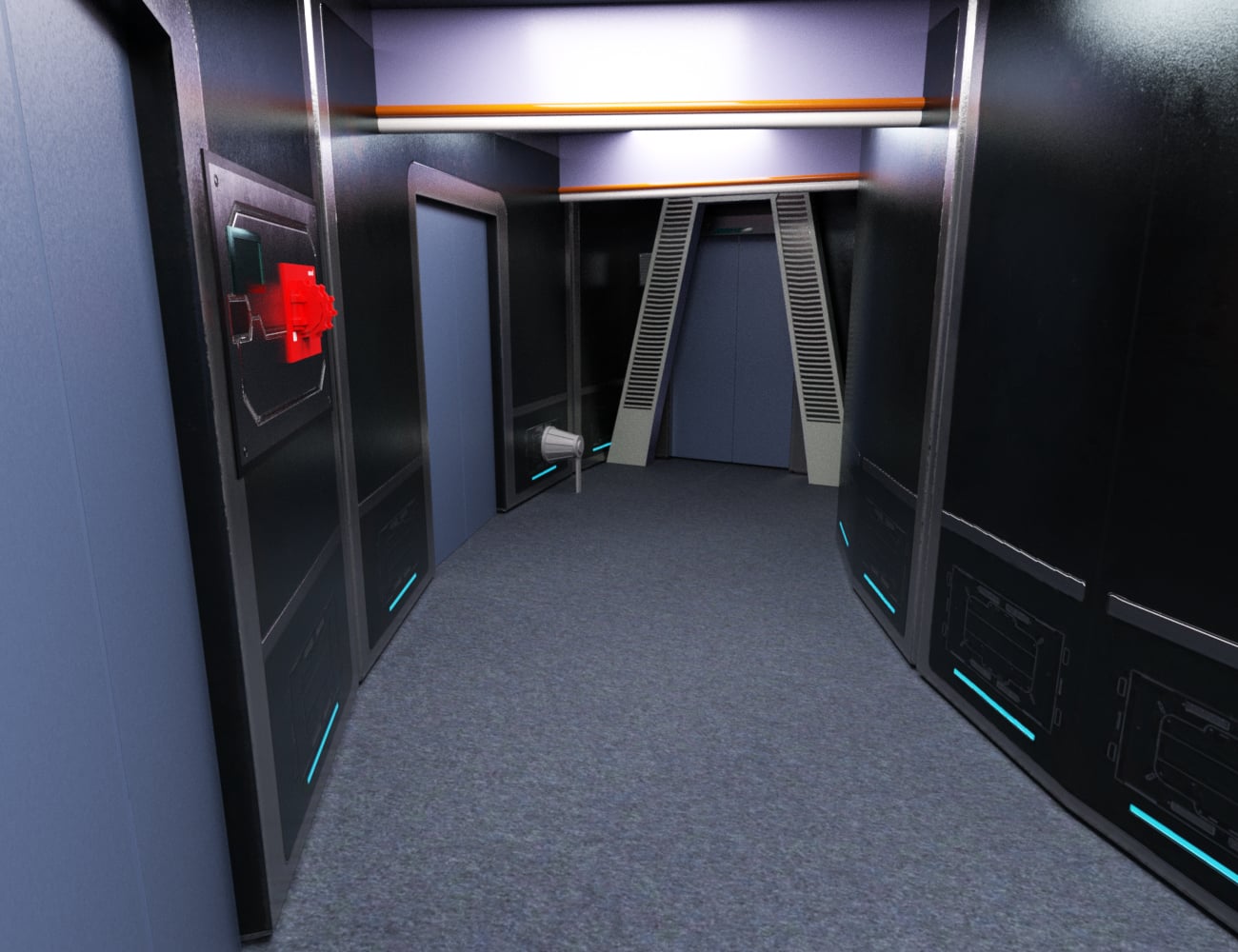 TOS Corridor Iray Add-On | Daz 3D