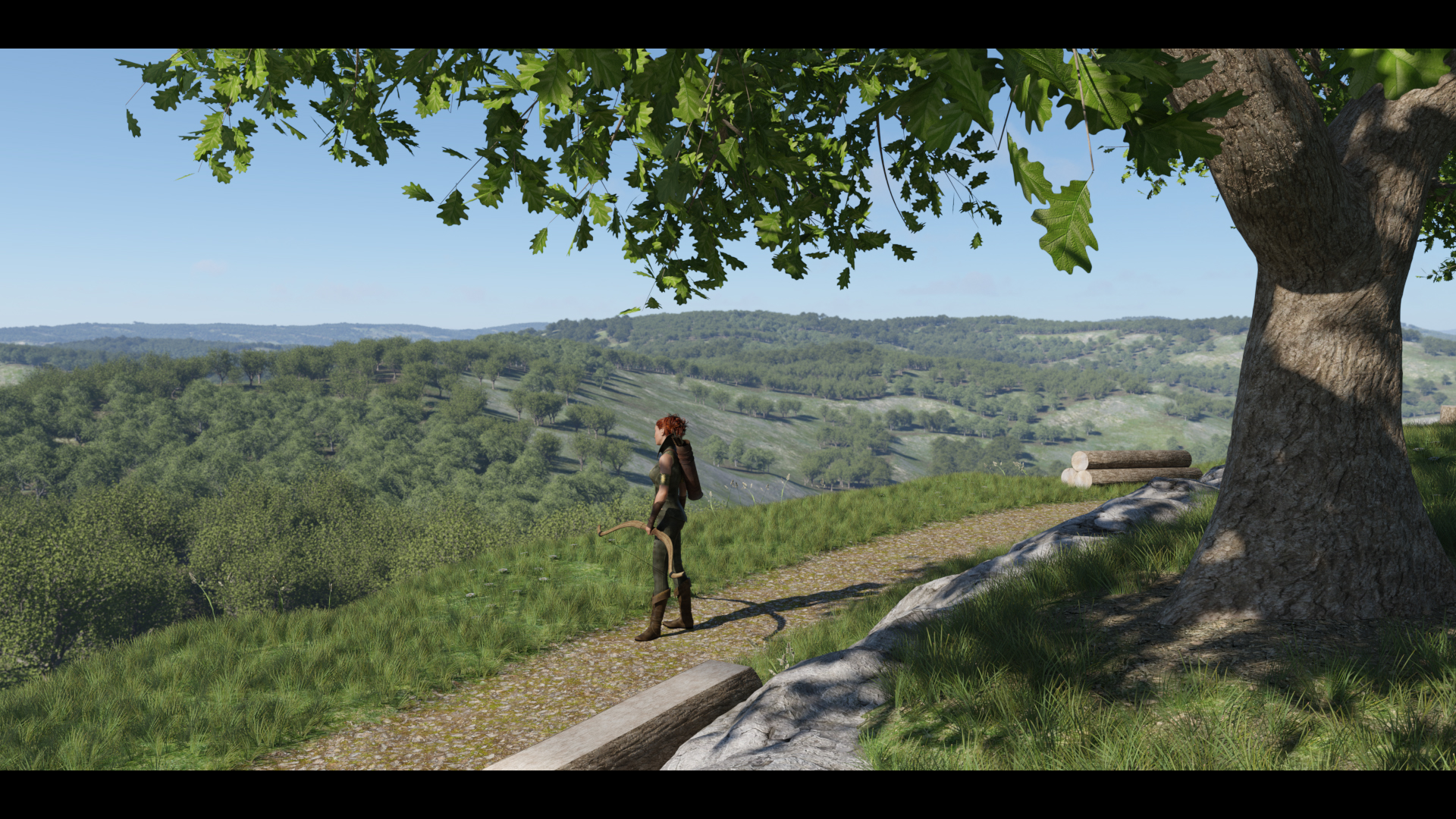 Easy Environments: Oak Woods View | Daz 3D