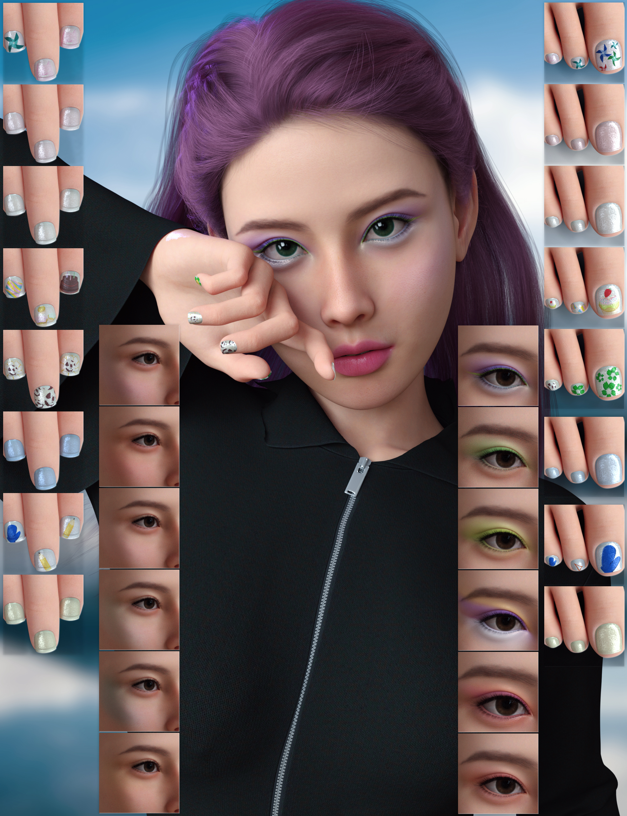 Vo Julie, Young, and Male HD for Genesis 9 Bundle | Daz 3D