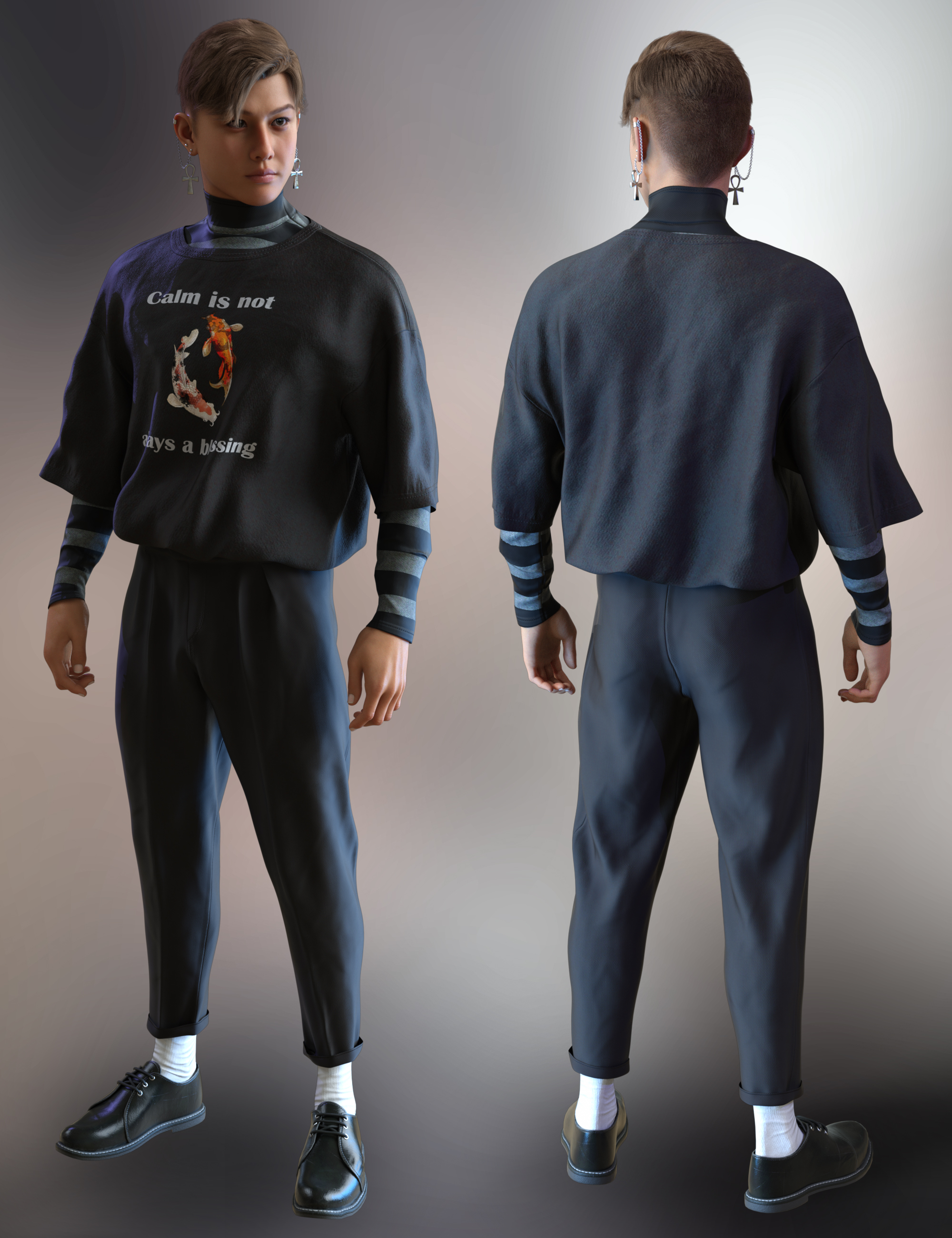 Vo Julie, Young, and Male HD for Genesis 9 Bundle | Daz 3D