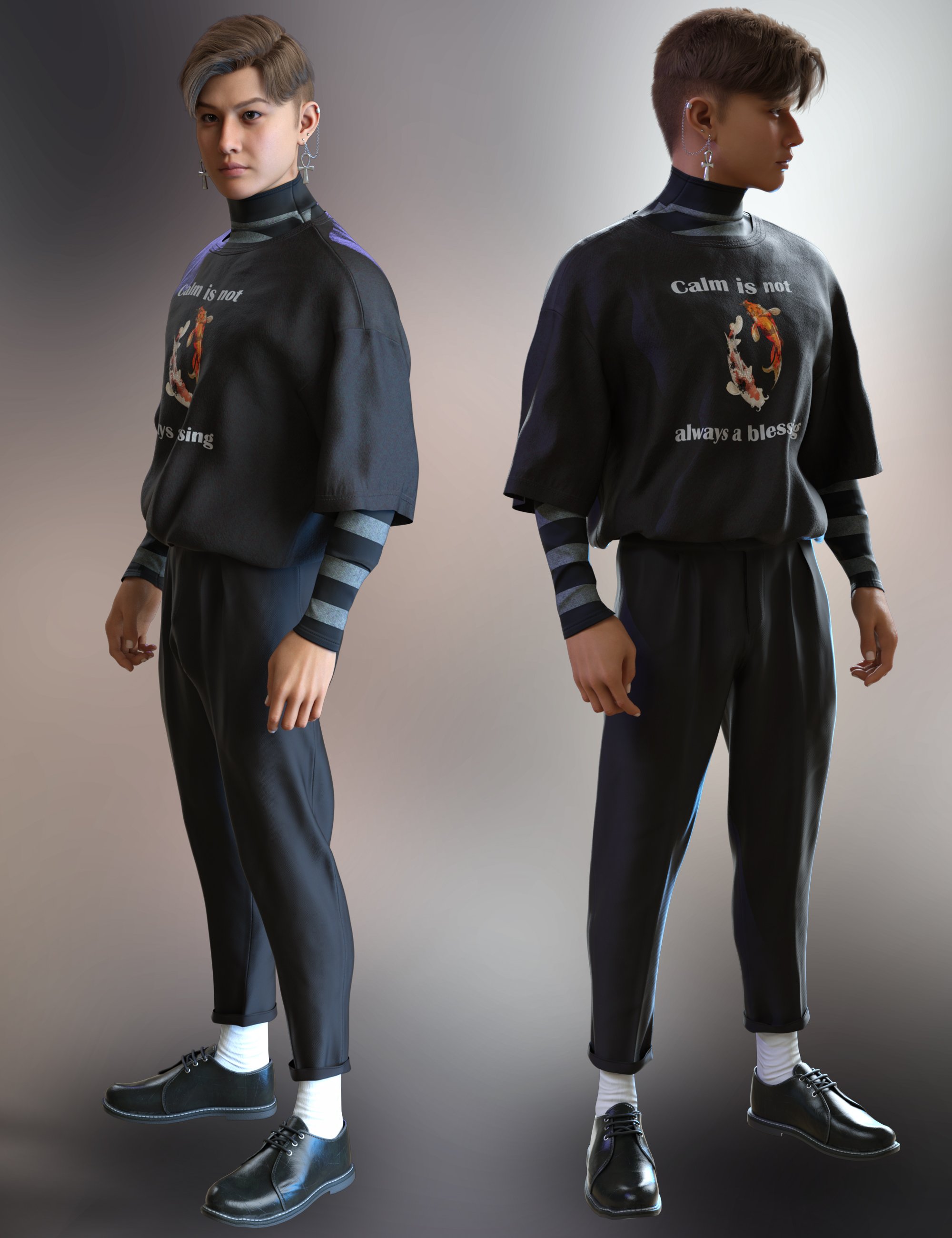 Vo Julie, Young, and Male HD for Genesis 9 Bundle | Daz 3D