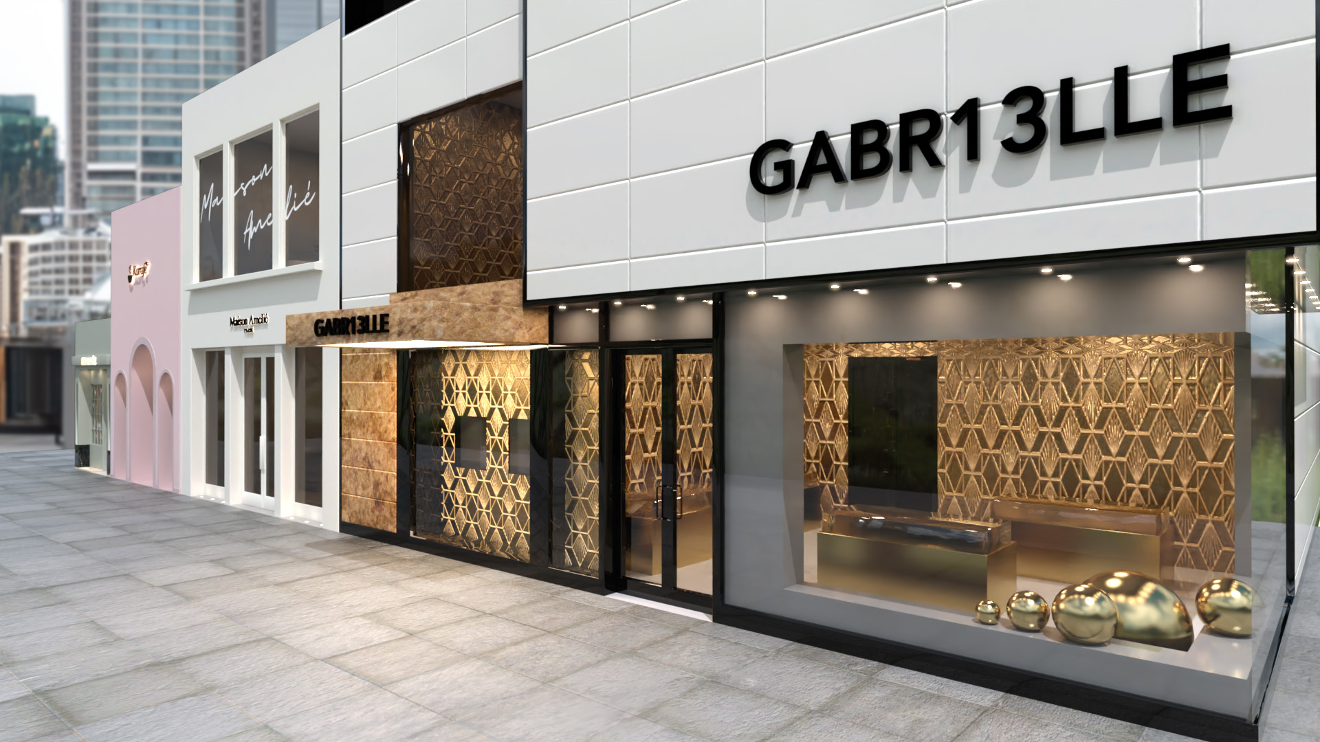 Modern Store Front | Daz 3D