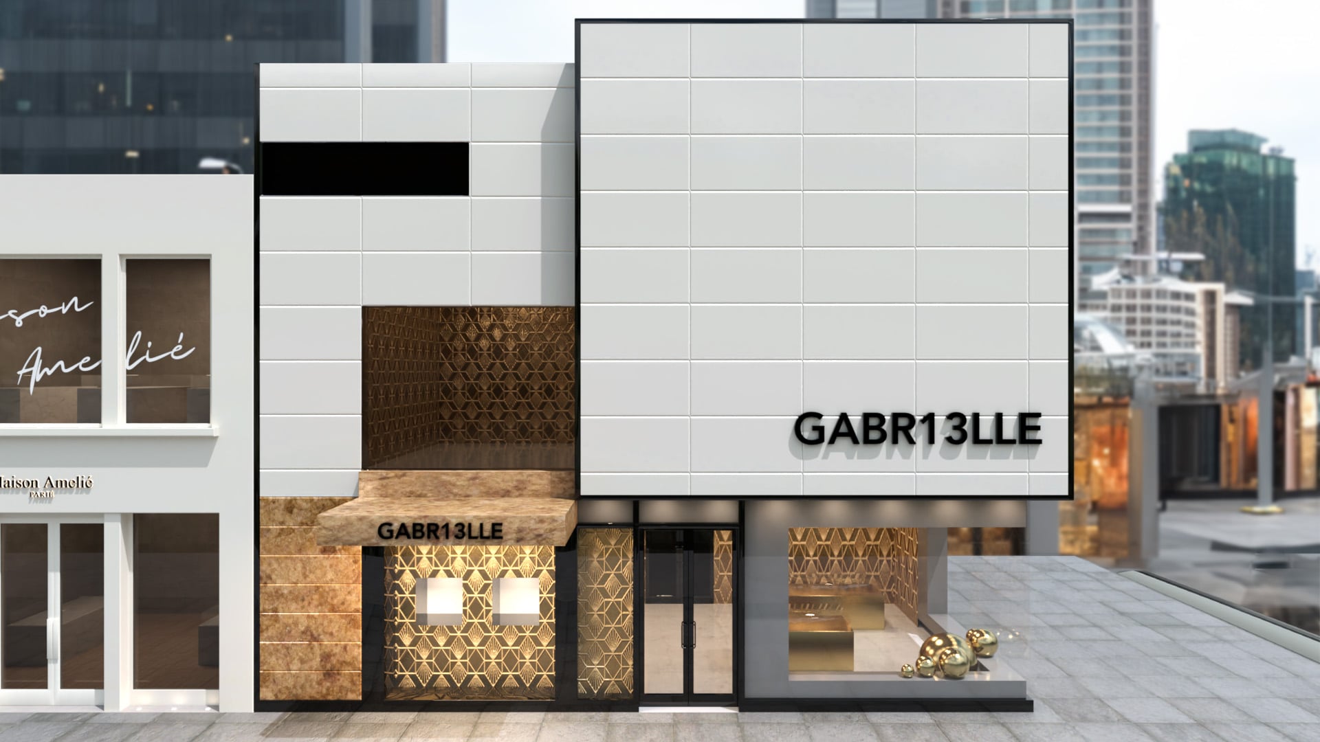 Modern Store Front | Daz 3D