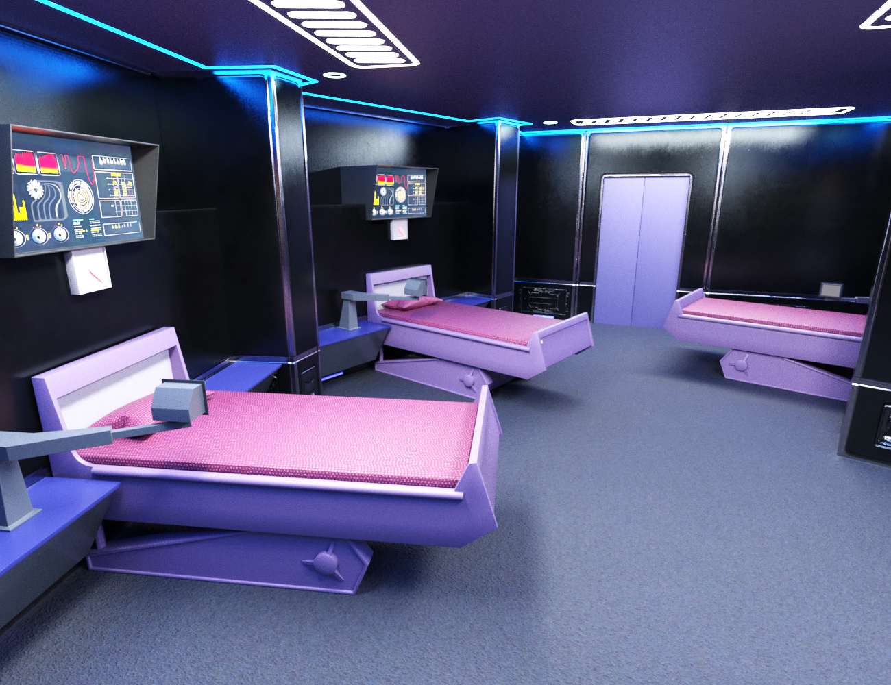TOS Sickbay Iray Add-On | Daz 3D