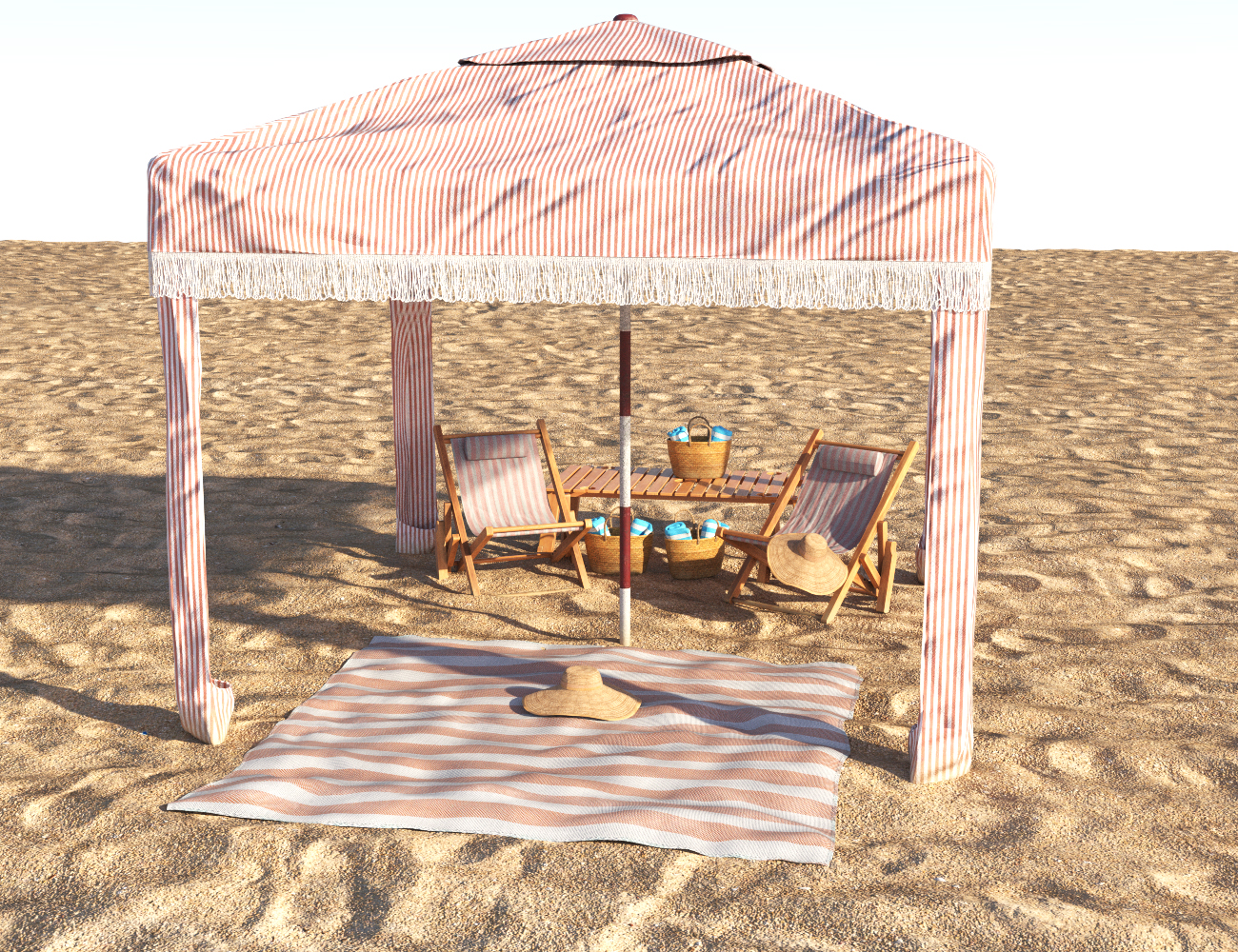 XI Beach Cabana | Daz 3D