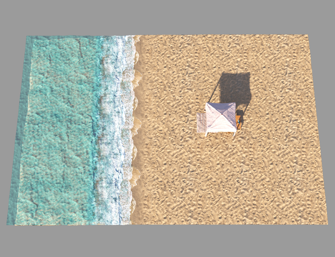 XI Beach Cabana | Daz 3D