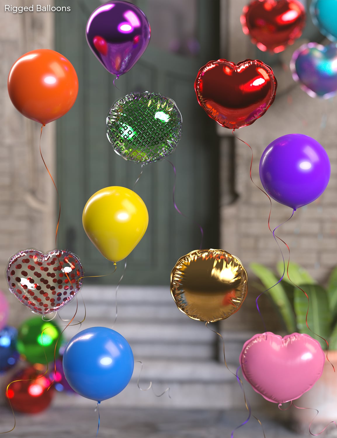 CGI Deco Balloons | Daz 3D