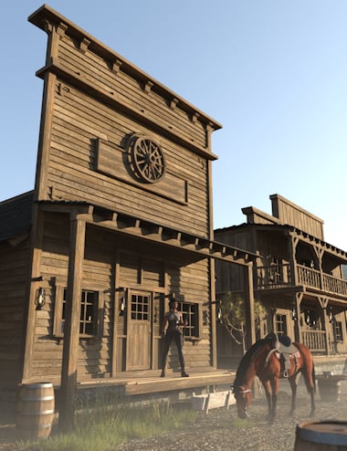 Wild West Houses 1 | Daz 3D