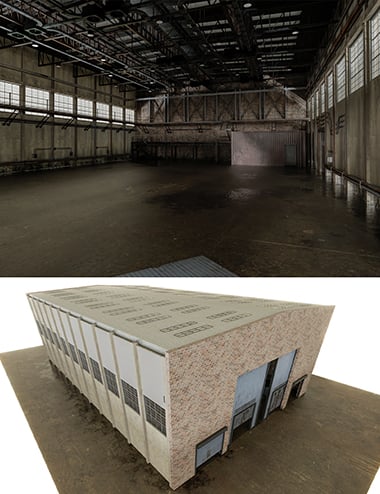 North Warehouse Abandoned | Daz 3D