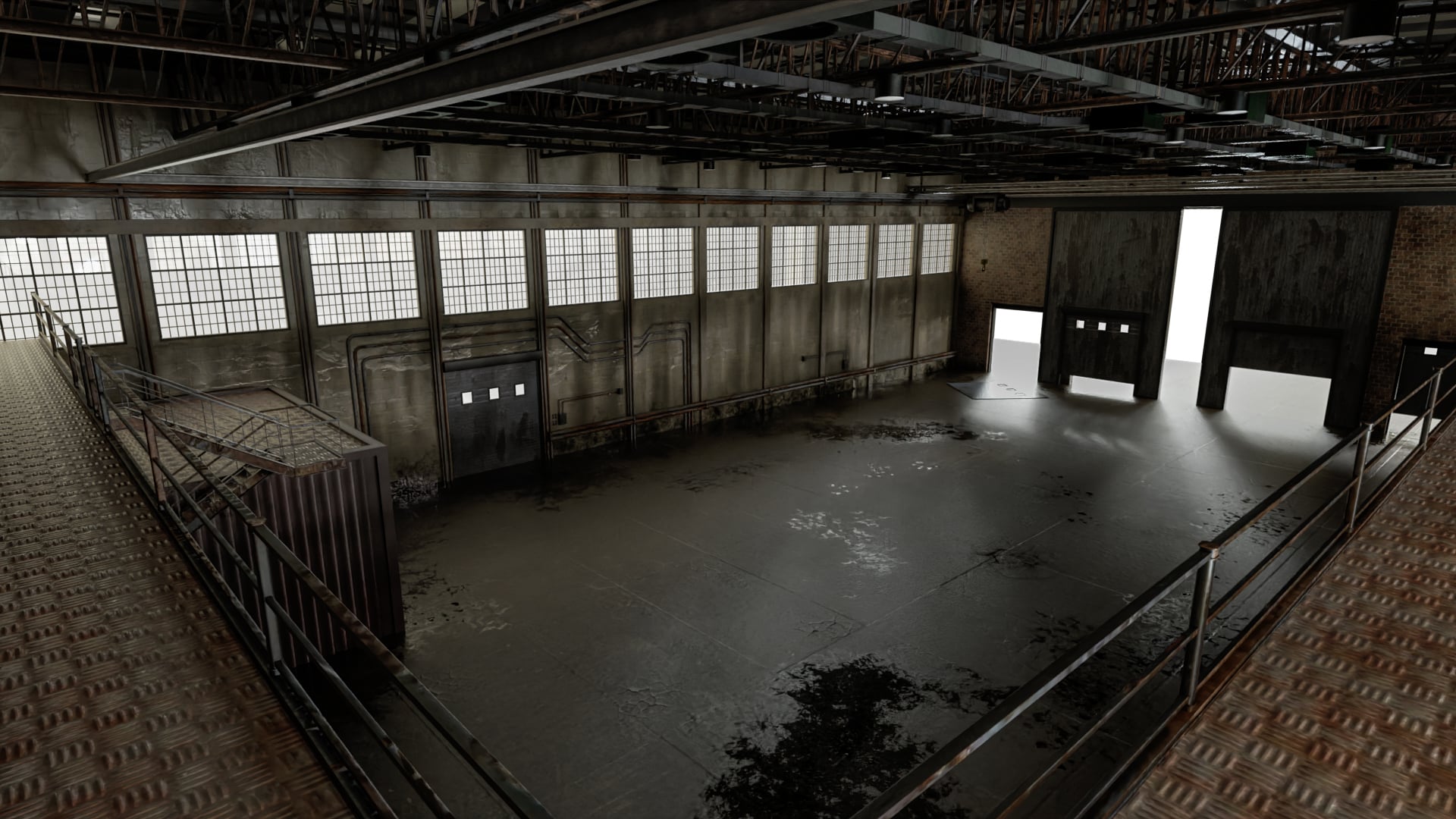 North Warehouse Abandoned | Daz 3D