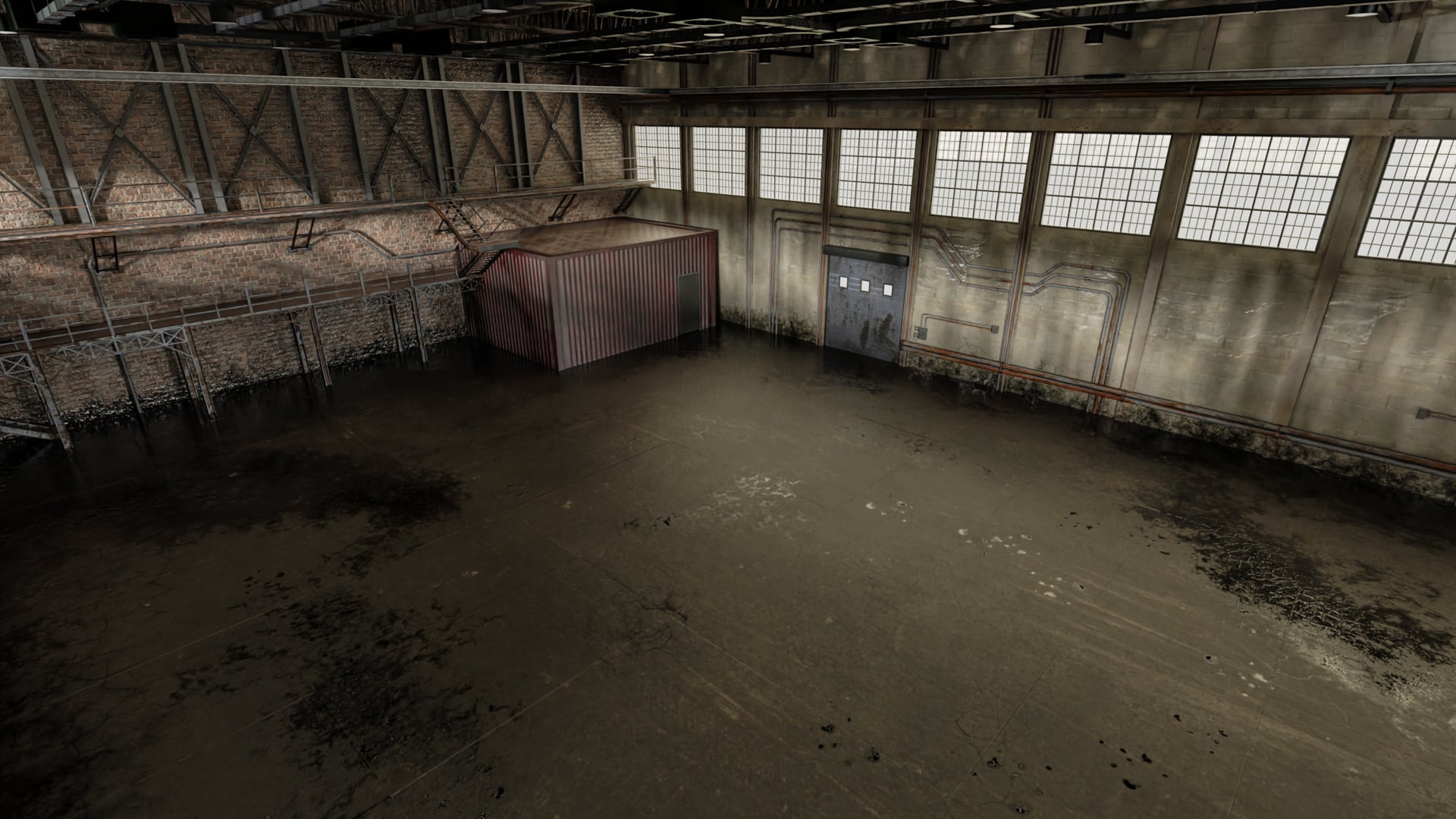North Warehouse Abandoned | Daz 3D