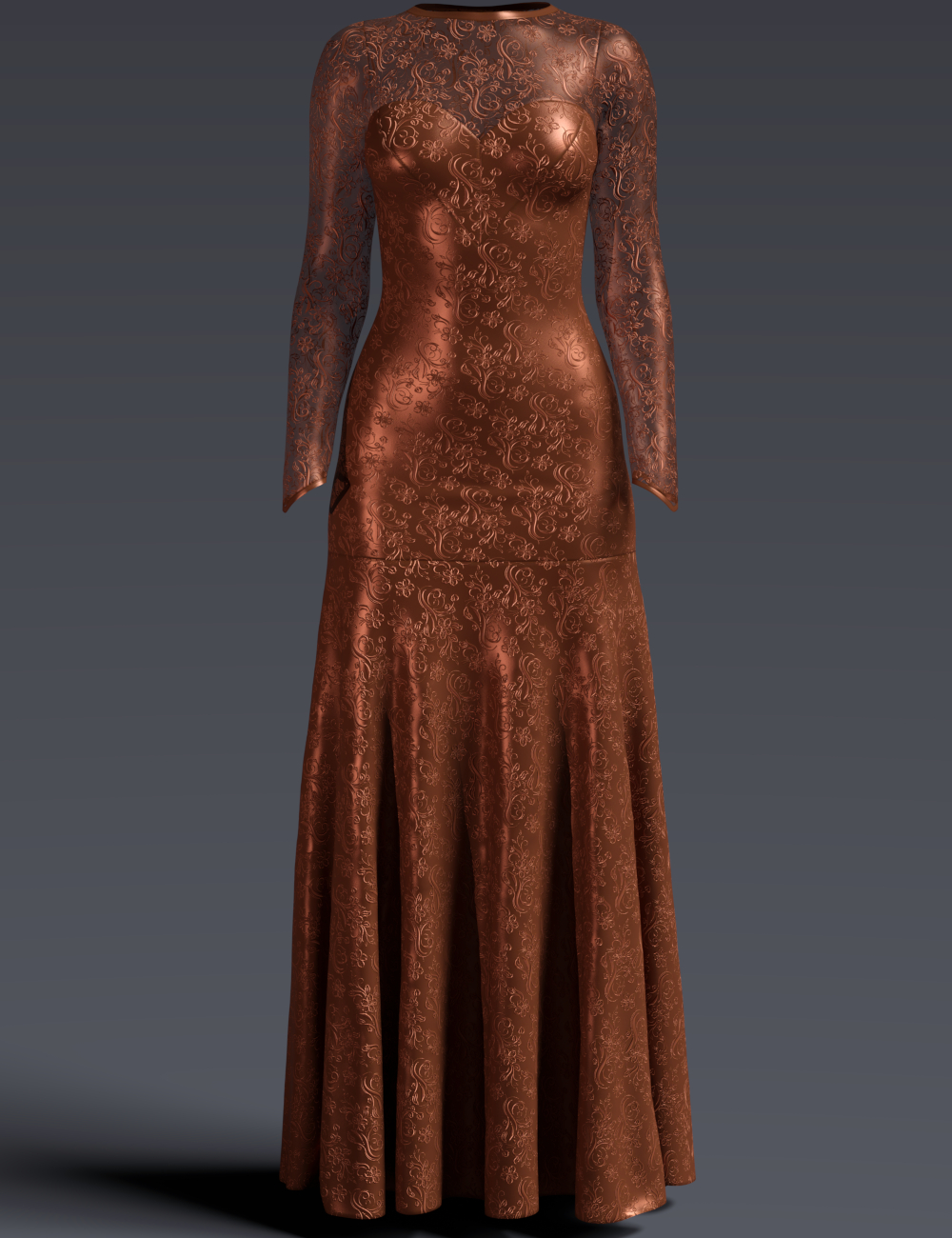dForce Phantasm Gown Outfit for Genesis 9 | Daz 3D