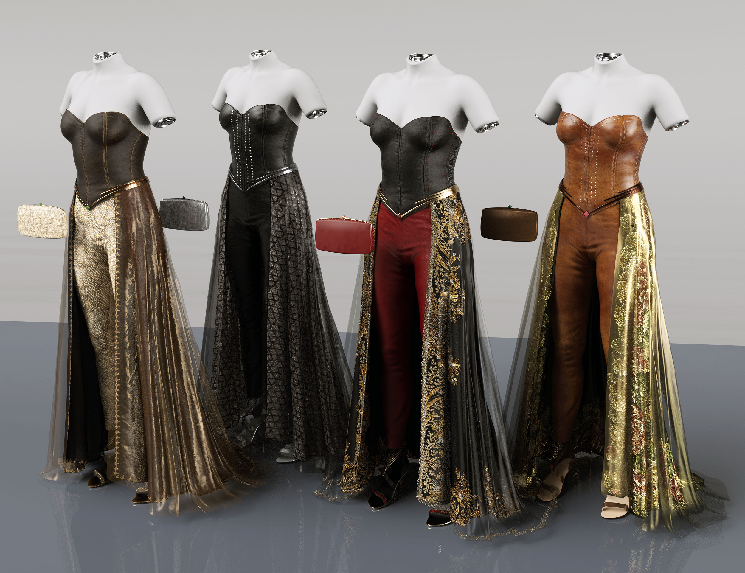 dForce Tharyon Ensemble Texture Add-On | Daz 3D