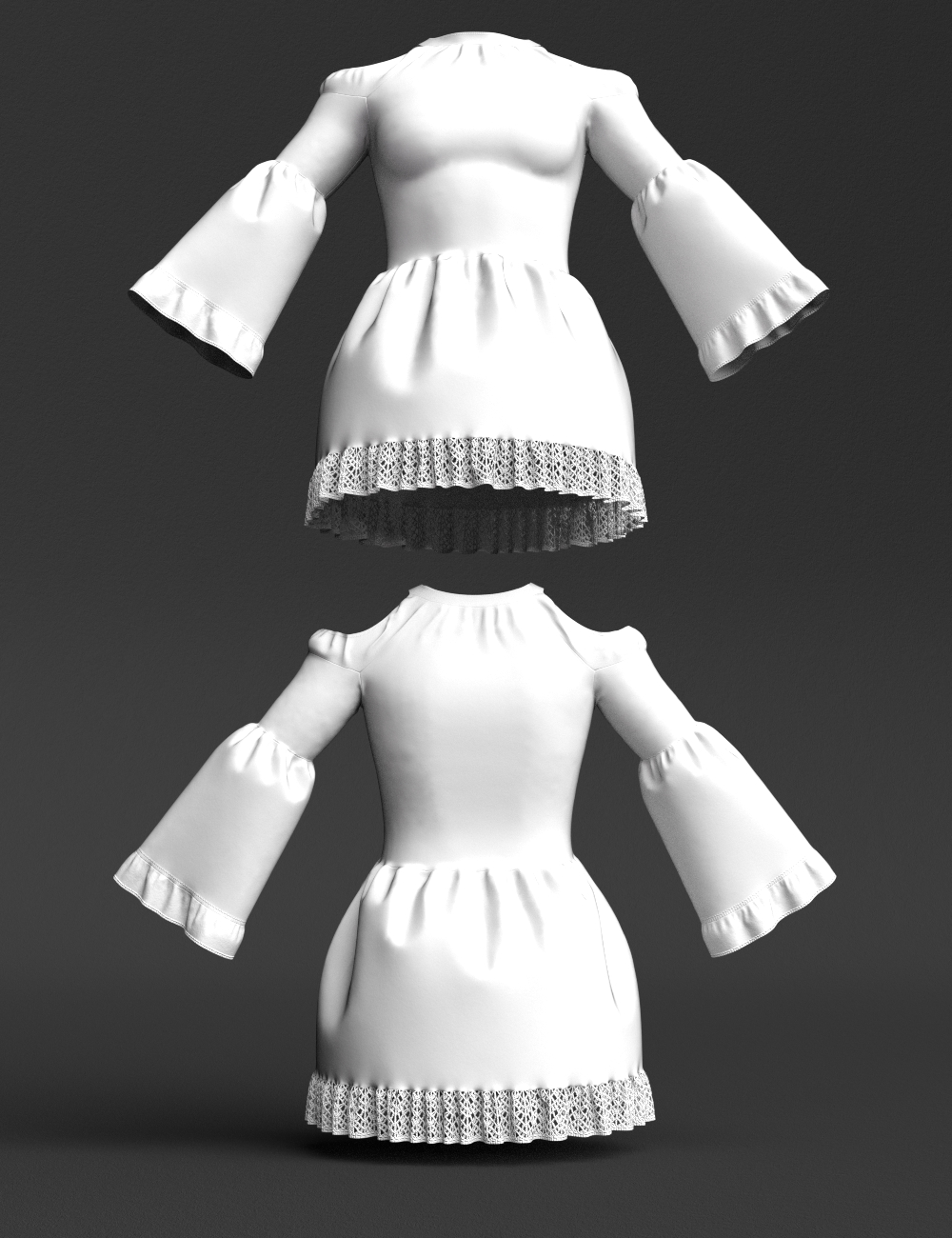 dForce Ella Dress for Genesis 9 | Daz 3D