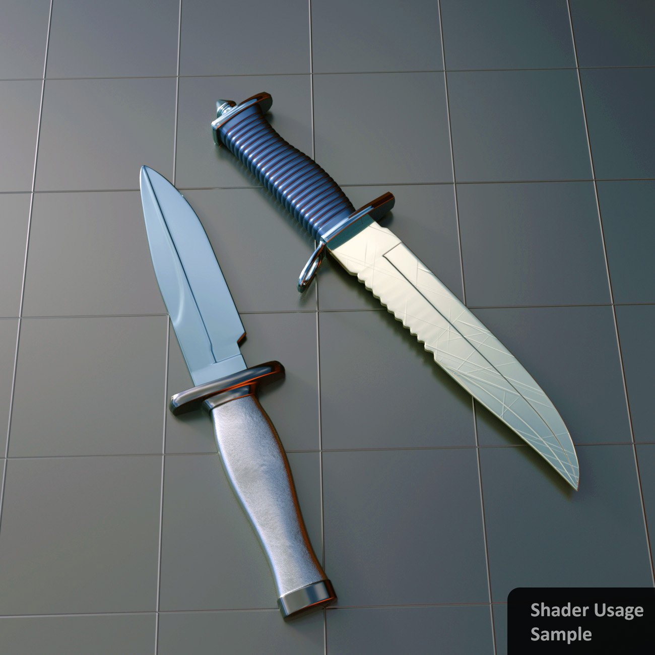 SFD Metal Shader Presets for Iray | Daz 3D